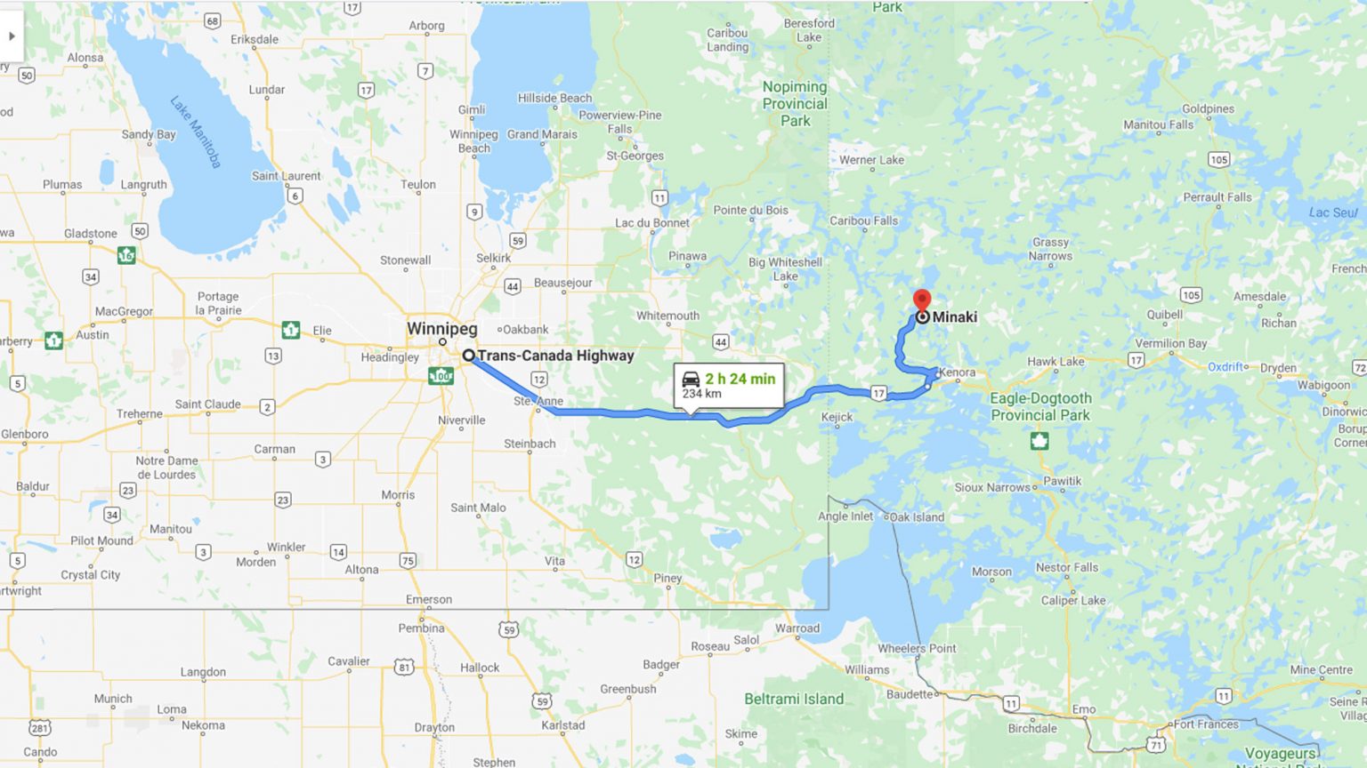 Area Info – Minaki on the River